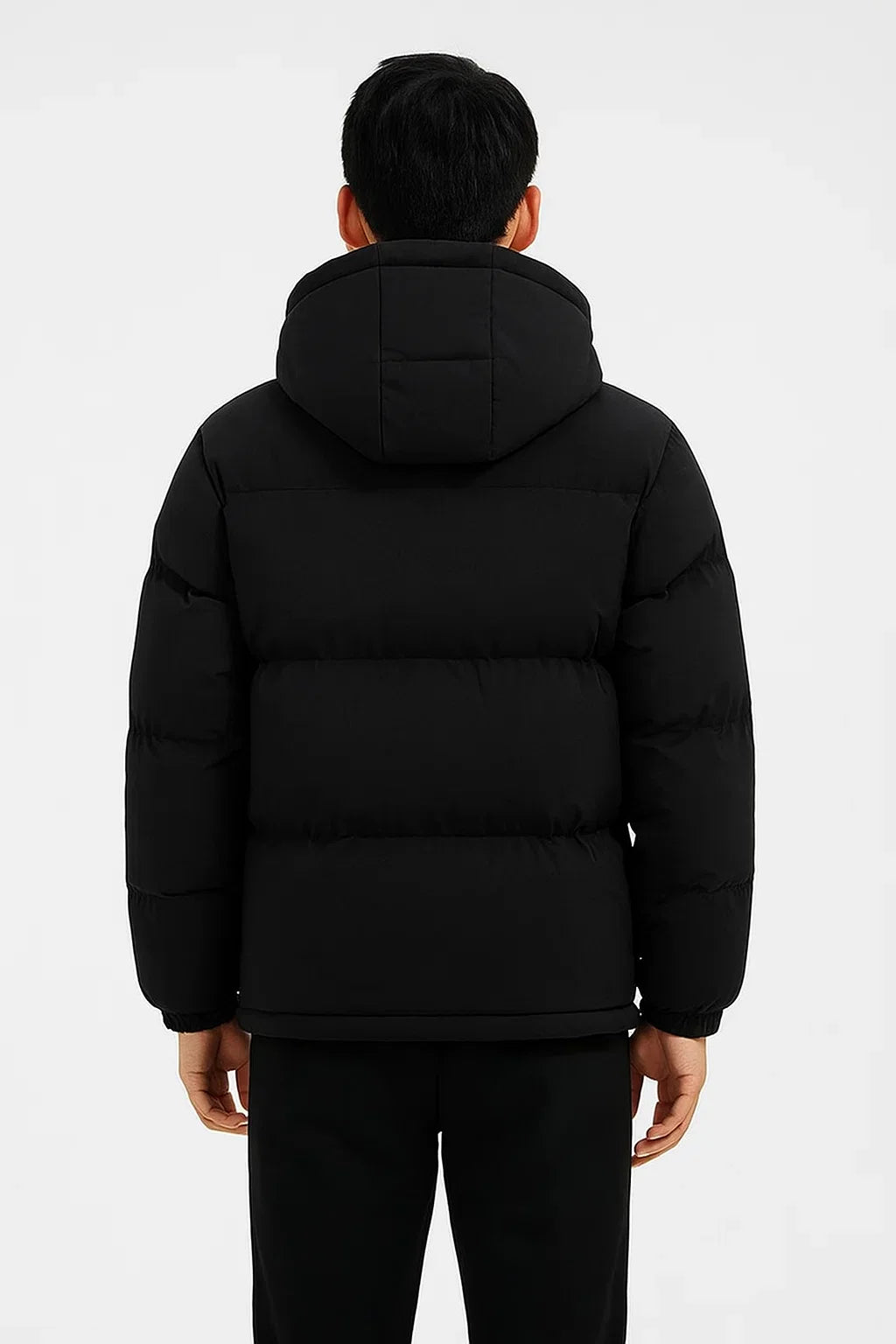 Zavier Men's Quilted Jacket with Hood – Lightweight, Water-Repellent,