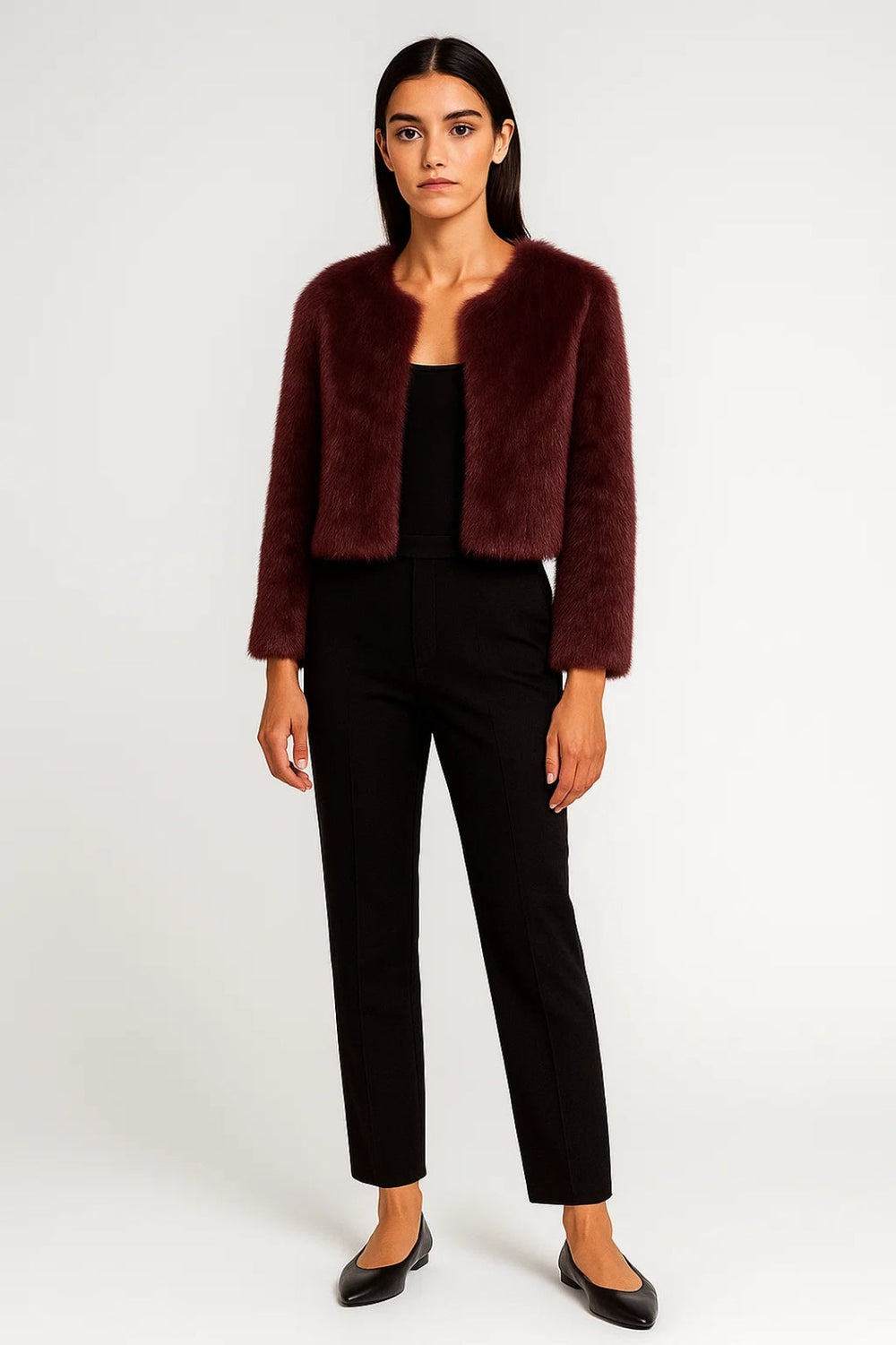 Millie Short Jacket Woman Winter – Structured Cut, Straight Line & Lux